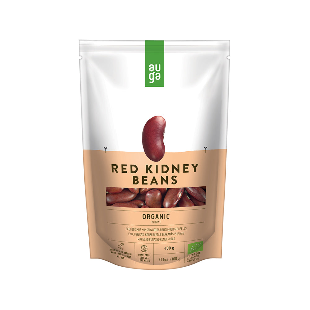 Buy Auga Organic Red Beans in Brine 400G - Shop On The Fresh Market UAE