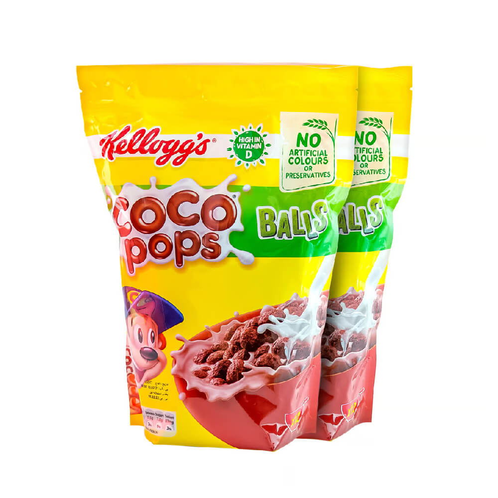 Buy Kellogg's Coco Pops Balls 2x360Gm | Shop On The Fresh Market UAE