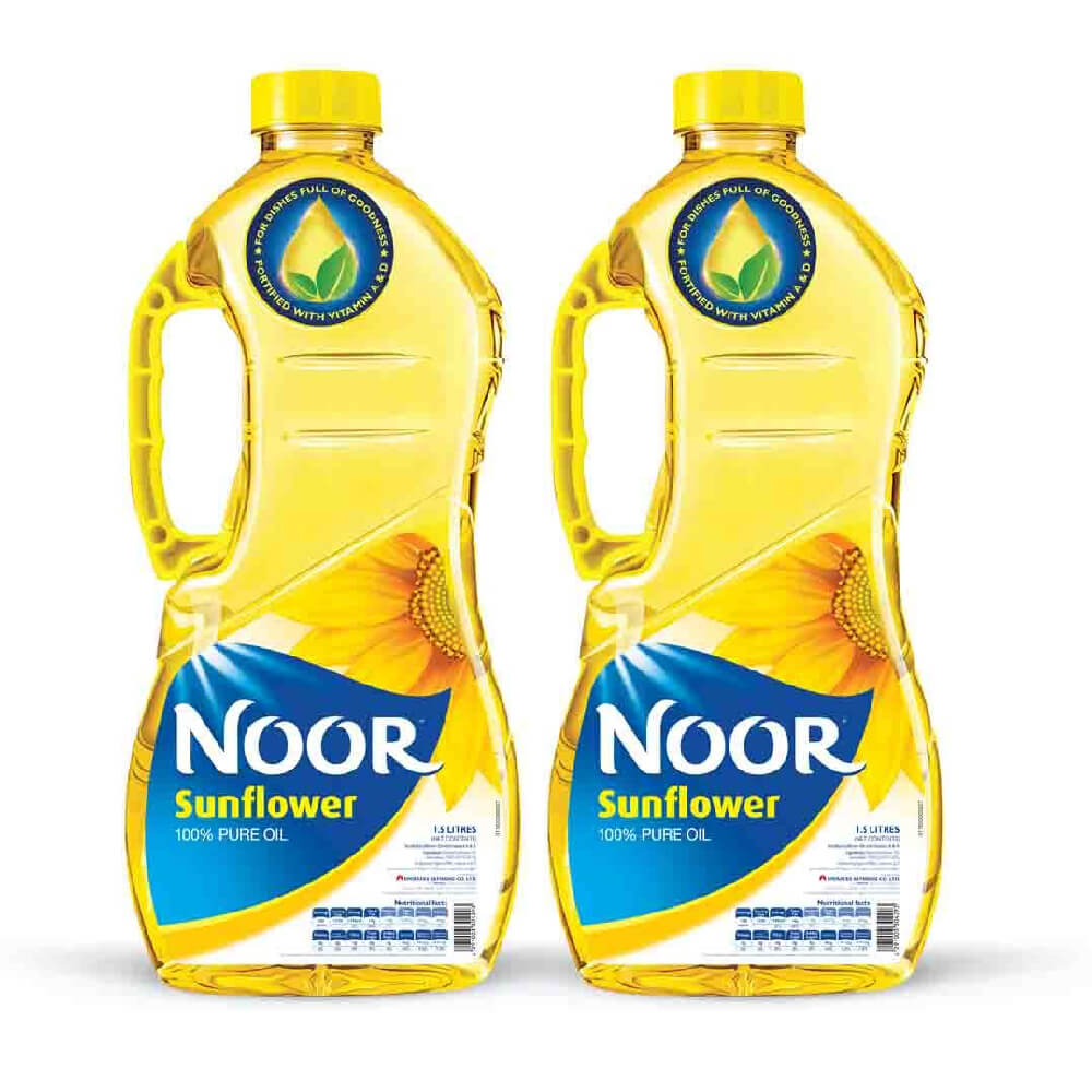 Buy Noor Sunflower Oil 2x1.5L - Shop On The Fresh Market UAE
