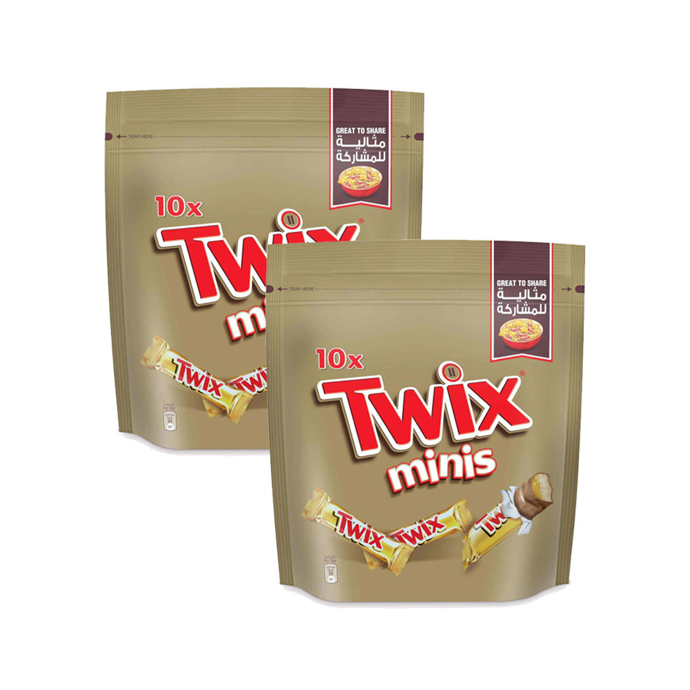 Buy TWIX Mini 200gx2pk x6 AV1 - Shop On The Fresh Market UAE