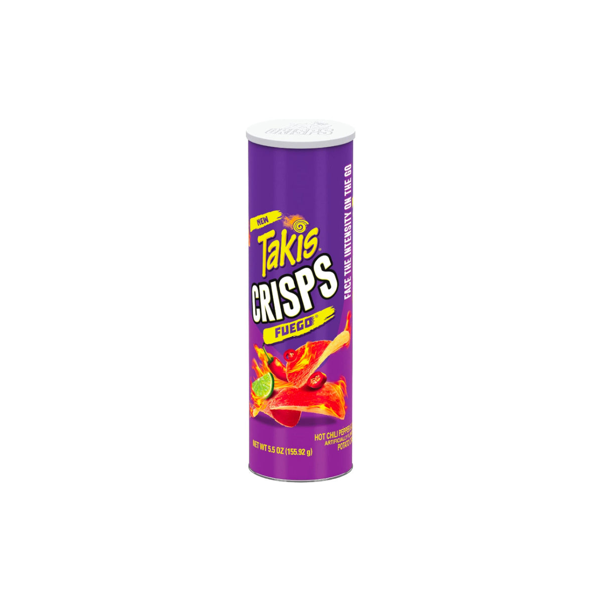 Takis Crisps Fuego Hot Chili Pepper & Lime Tortilla Chips 155.92 g ...