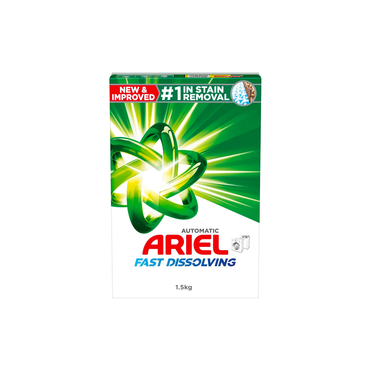 Ariel Automatic Fast Dissolving Laundry Detergent Powder 1.5Kg – The ...